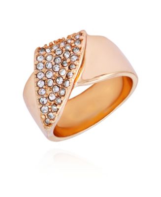 T Tahari Wrapped in Ribbons Band Ring - Macy's