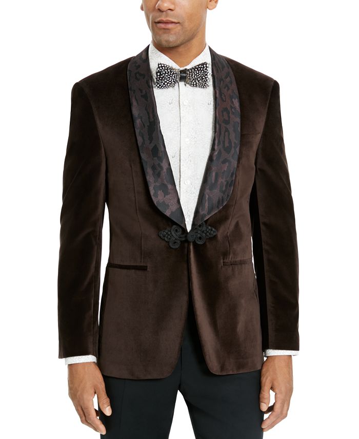 Tallia Men's Velvet Dinner Jacket - Macy's