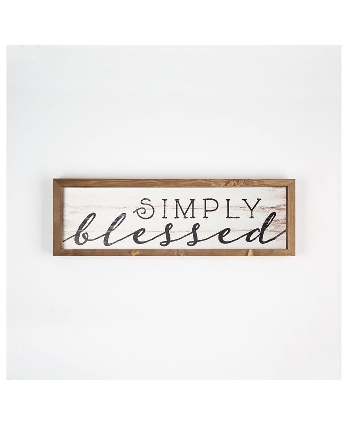P Graham Dunn Simply Blessed Wall Art - Macy's