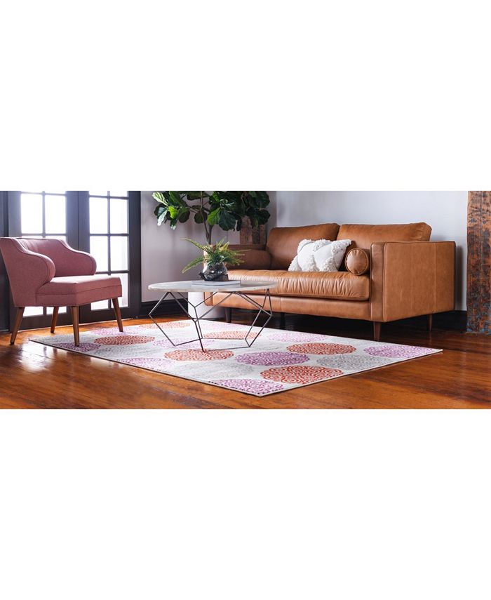 Jane Seymour Ripple Effect Jso004 Multi 5' x 8' Area Rug - Macy's