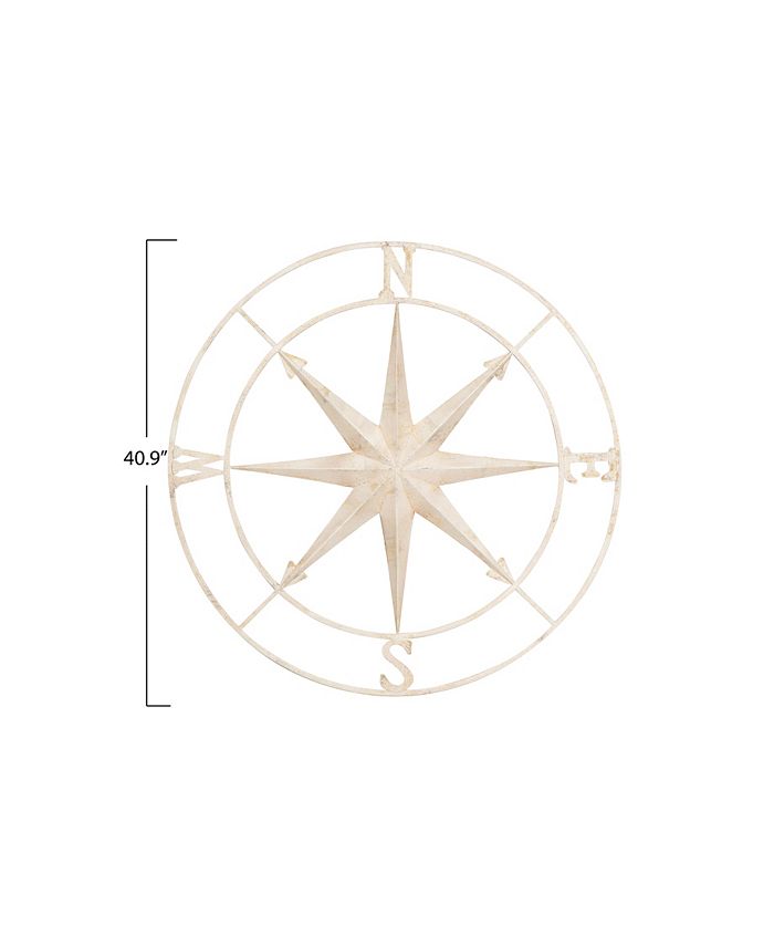 3R Studio 41 Inch Decorative Wall Compass - Macy's