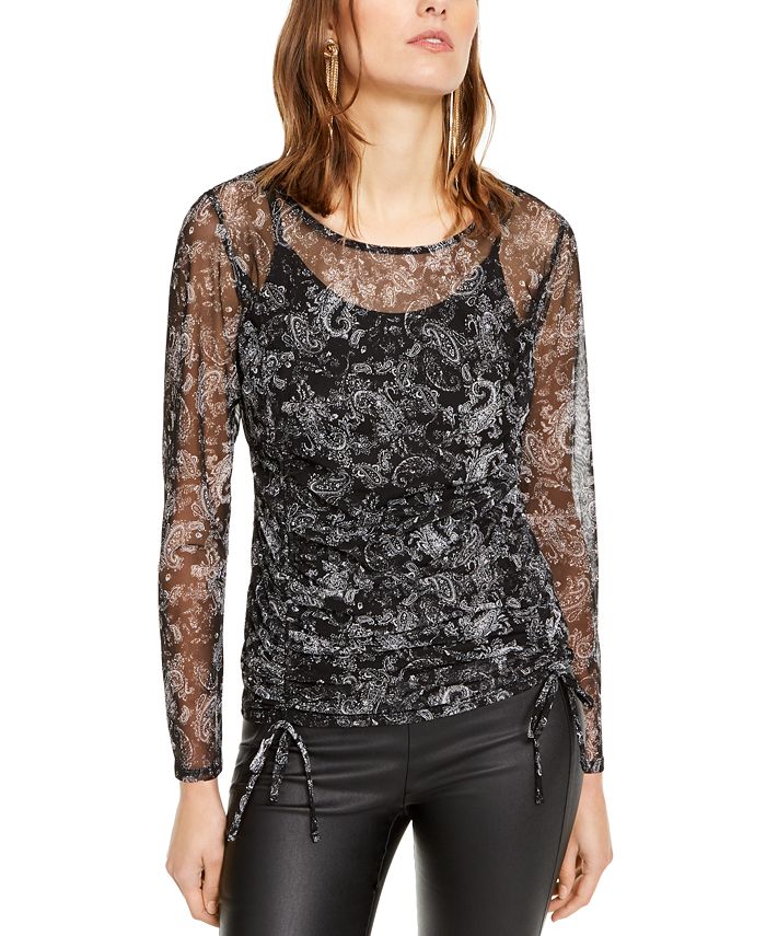 INC International Concepts INC Ruched Tie-Hem Top, Created for Macy's ...