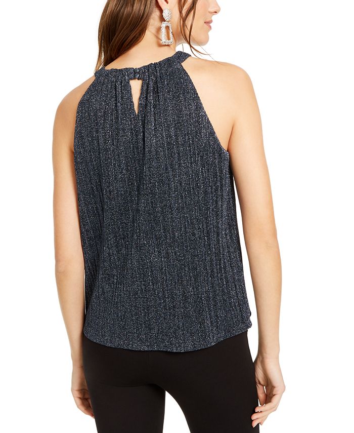 INC International Concepts INC Petite Shine Halter Top, Created for ...