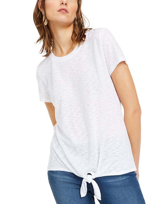 INC International Concepts INC Tie-Front Top, Created for Macy's - Macy's