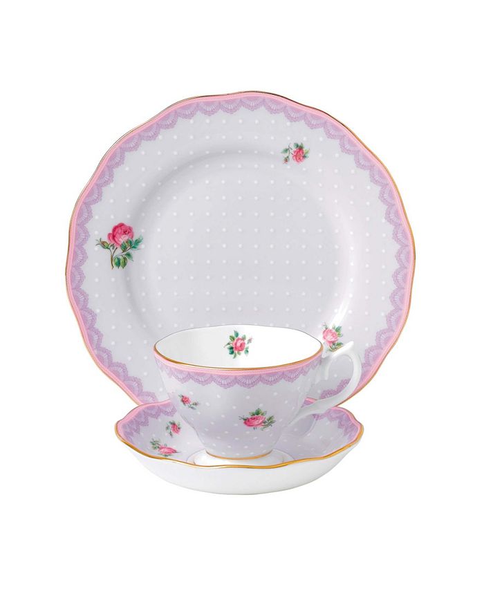 Royal Albert Candy 3 Piece Love Lilac Set - Macy's