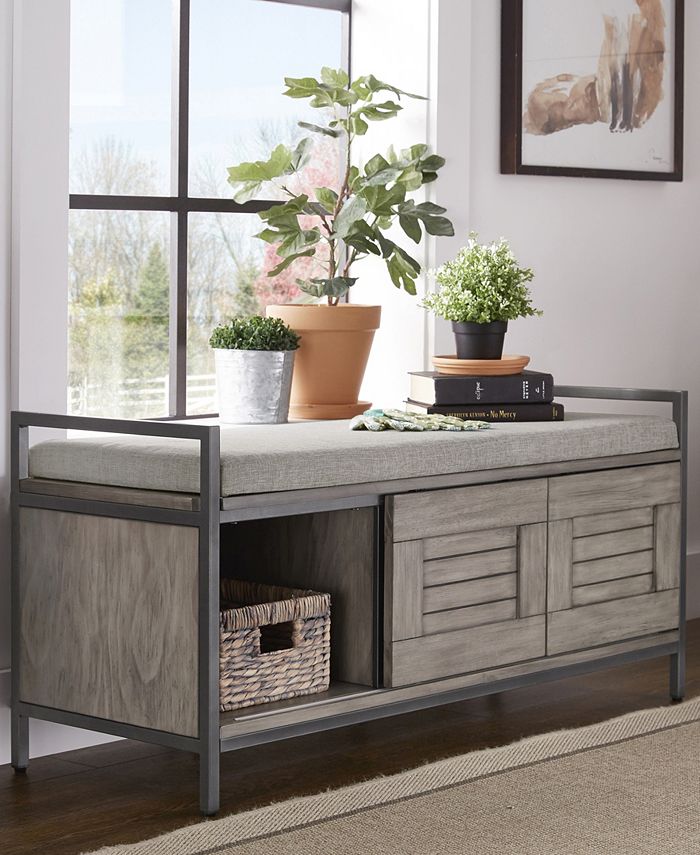 iNSPIRE Q Duke Storage Bench with Cushion - Macy's