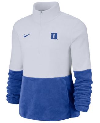 Nike Women's Duke Blue Devils Therma Long Sleeve Quarter-Zip Pullover ...
