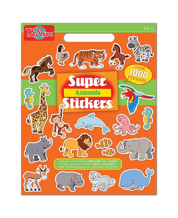 T.S. Shure Animals Super Sticker Book - Macy's