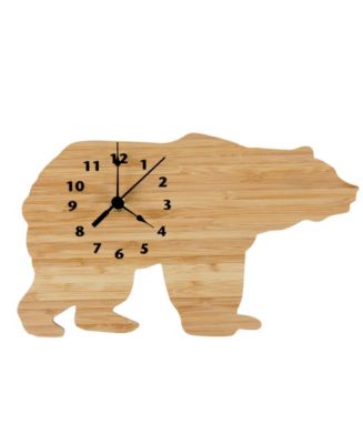 Bamboo Bear Wall Clock - Macy's