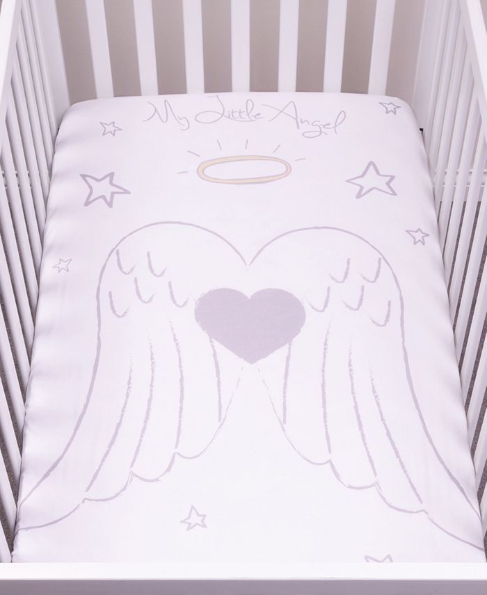 Trend Lab Angel Wings Flannel Photo Op Crib Sheet - Macy's