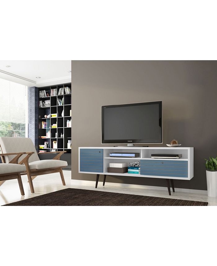 Manhattan Comfort Liberty 70.86" Mid Century - Modern TV Stand with 4 ...