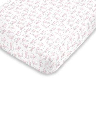 NoJo Kitty Cat Fitted Mini Crib Sheet - Macy's