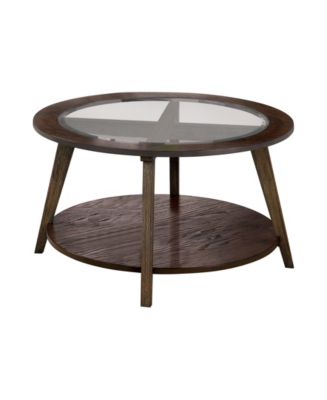 Furniture of America Riston Open Shelf Coffee Table - Macy's