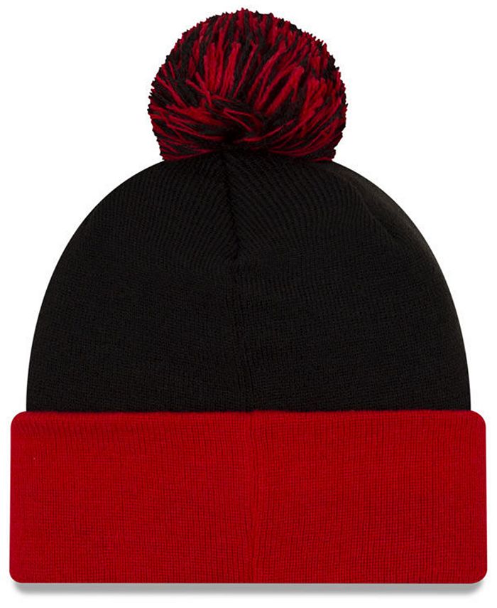 New Era Houston Rockets Black Pop Knit Hat - Macy's