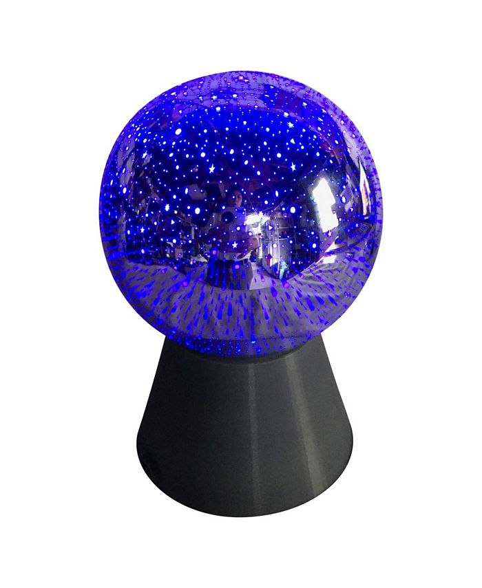 Creative Motion LED Color Changing Mirror Ball Lamp Battery-Operated ...