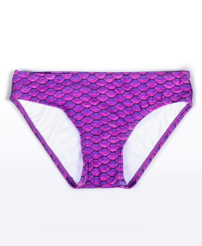 Fin Fun Girls Scale-Print Bikini Bottoms - Macy's