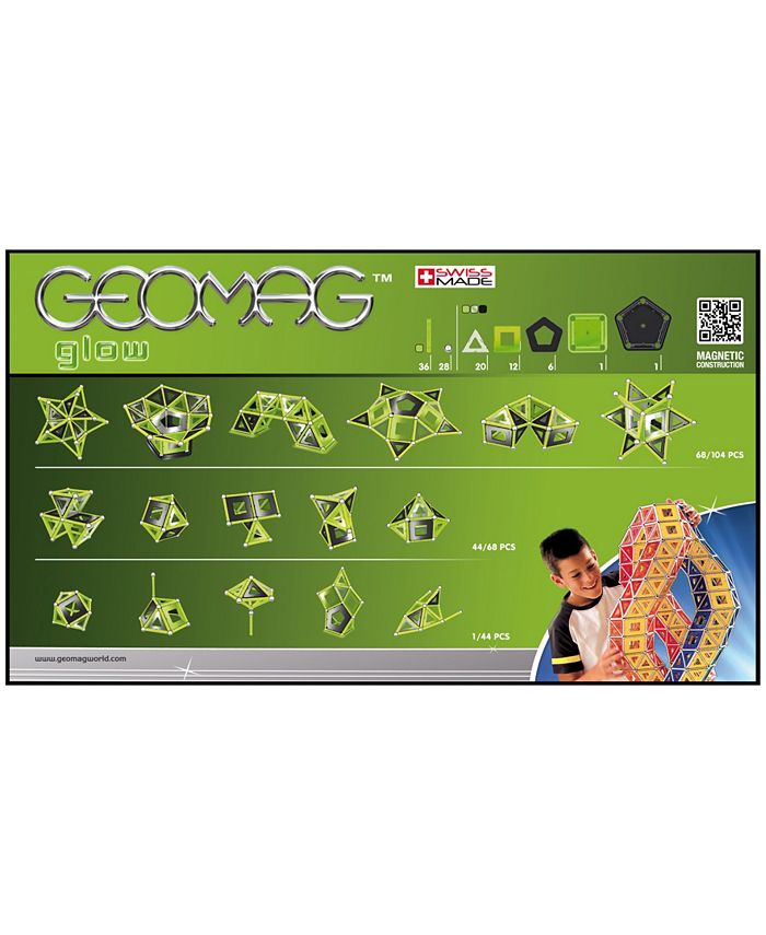 Geomag Glow - 104 Piece - Macy's