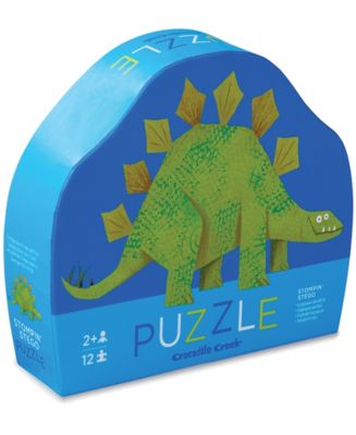 Crocodile Creek Stompin' Stego Shaped Mini Puzzle - 12 Piece - Macy's