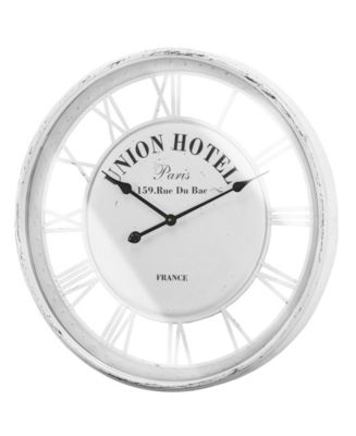American Art Decor Union Hotel Paris Rue Du Bac Oversized Wall Clock ...