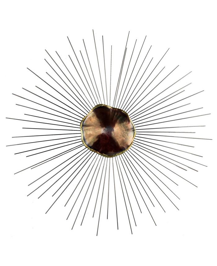 Crystal Art Gallery American Art Decor Abstract Sunburst Wall Decor ...