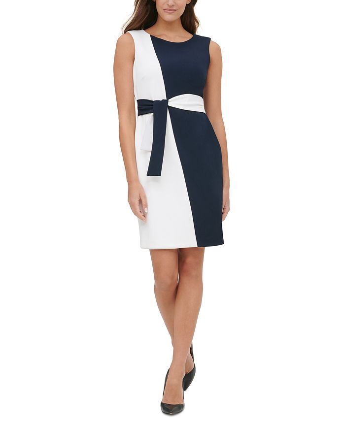 Tommy Hilfiger Colorblocked Sheath Dress - Macy's