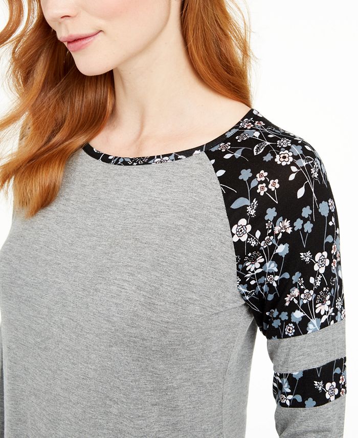 Vera Bradley Rae Raglan Pajama T-Shirt, Online Only - Macy's