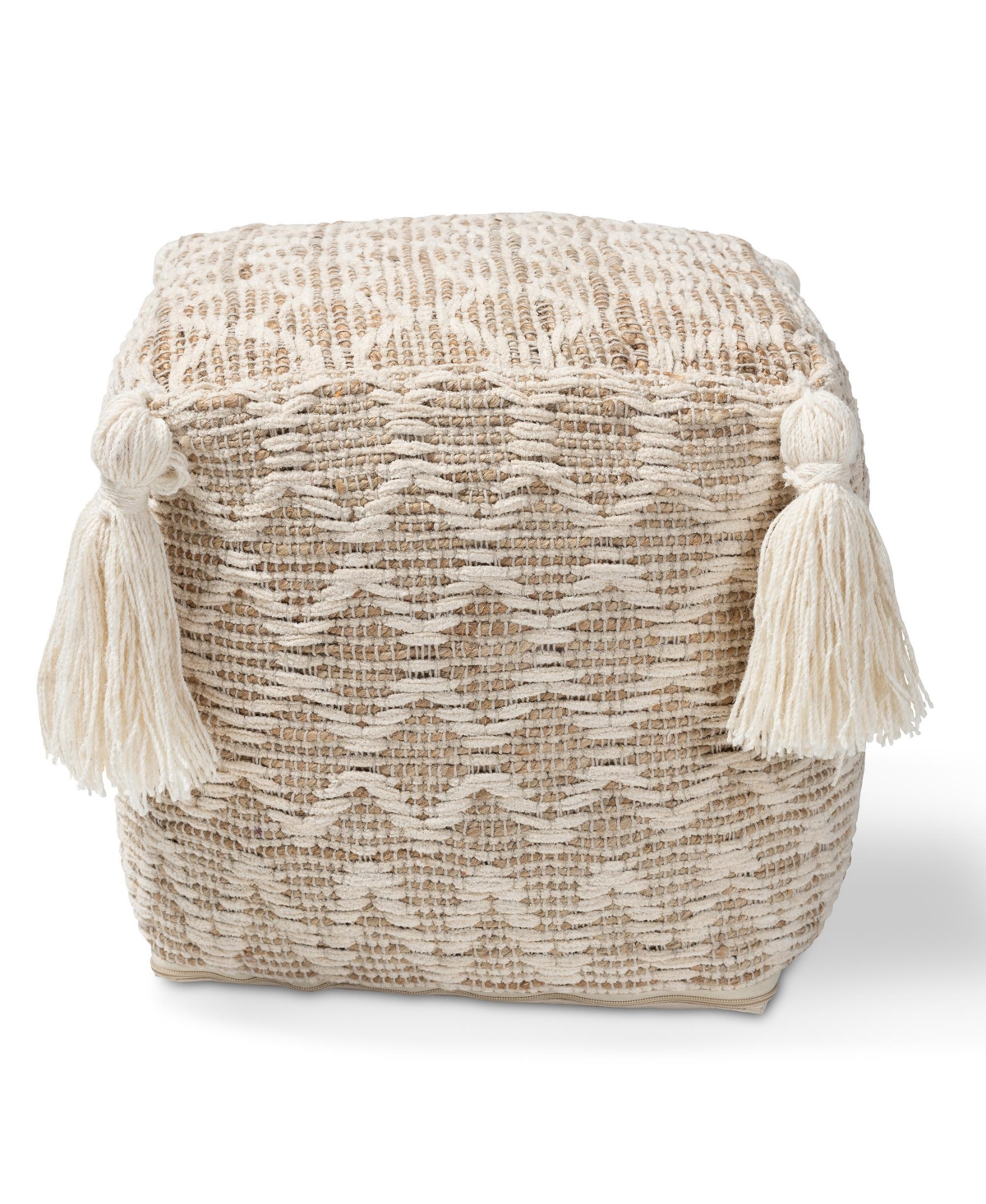 Click here for Noland Pouf Ottoman - Natural prices