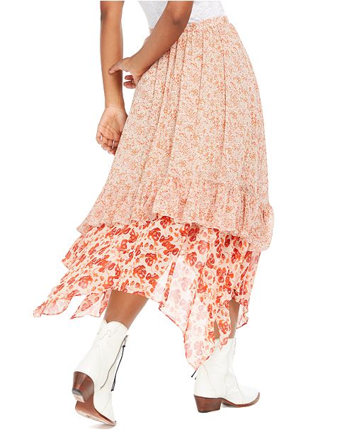 Free People Zuma Drippy Midi Skirt & Reviews - Skirts - Women - Macy's