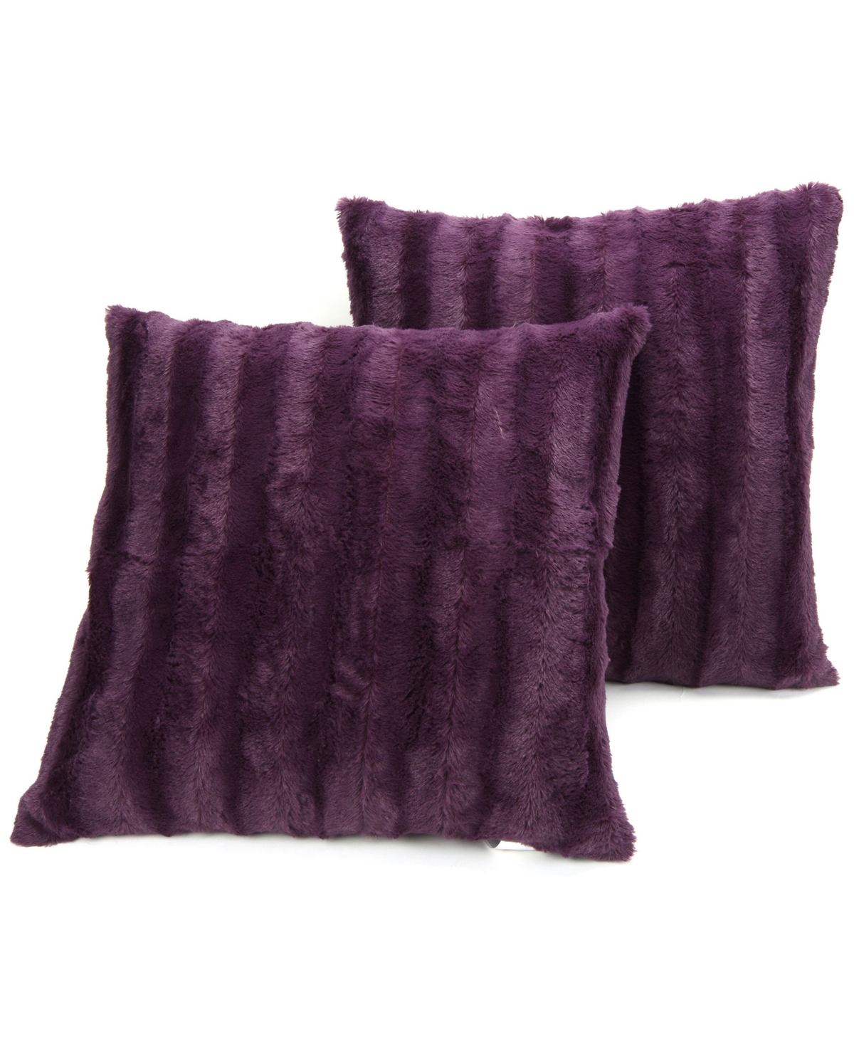 Click here for Cheer Collection Faux-Fur 2-Pack Decorative Pillow... prices