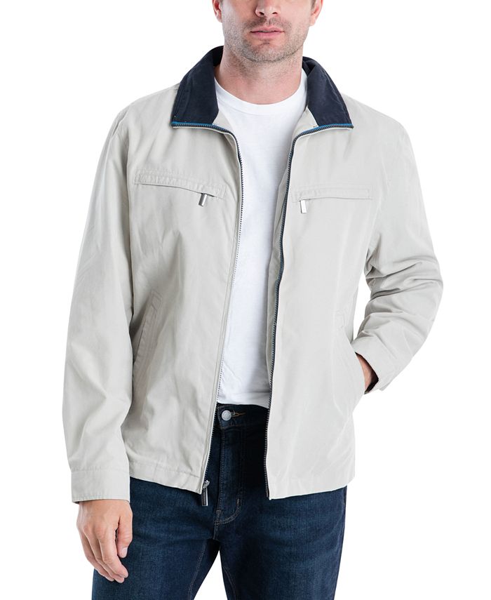 London Fog Litchfield Microfiber Jacket, Created for Macy's & Reviews ...