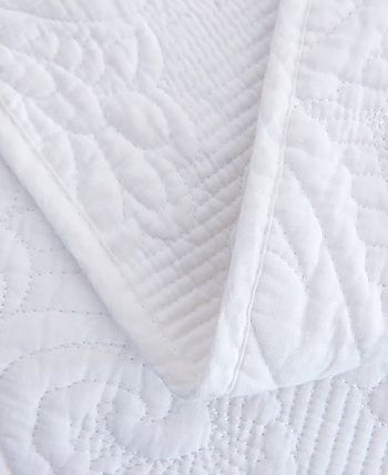 JANEEN HOME Kamila Filigree Cotton Quilt 3-Pc Set - Macy's