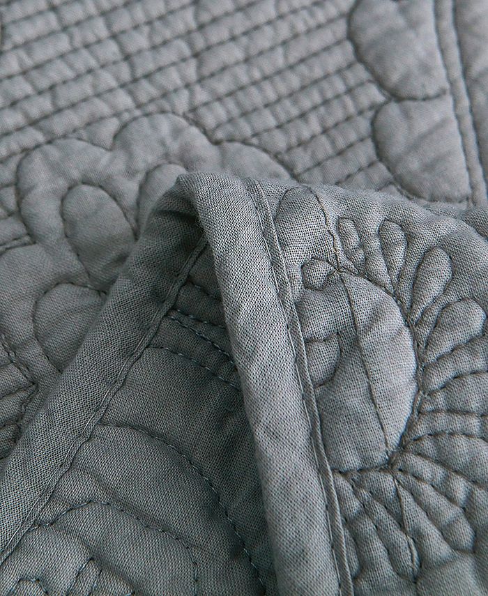 JANEEN HOME Kamila Filigree Cotton Quilt 3-Pc Set - Macy's