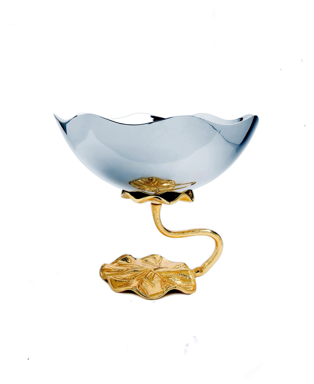 Click here for Classic Touch Stainless Steel Footed Bowl with Lot... prices