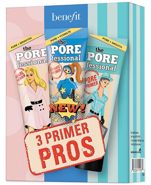 Benefit Cosmetics 3-Pc. Primer Pros POREfessional Starter Set & Reviews ...