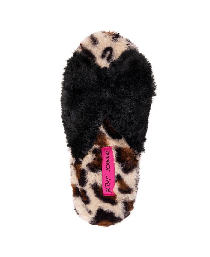 Betsey Johnson Women's Open Toe Scuff Slippers - Macy's