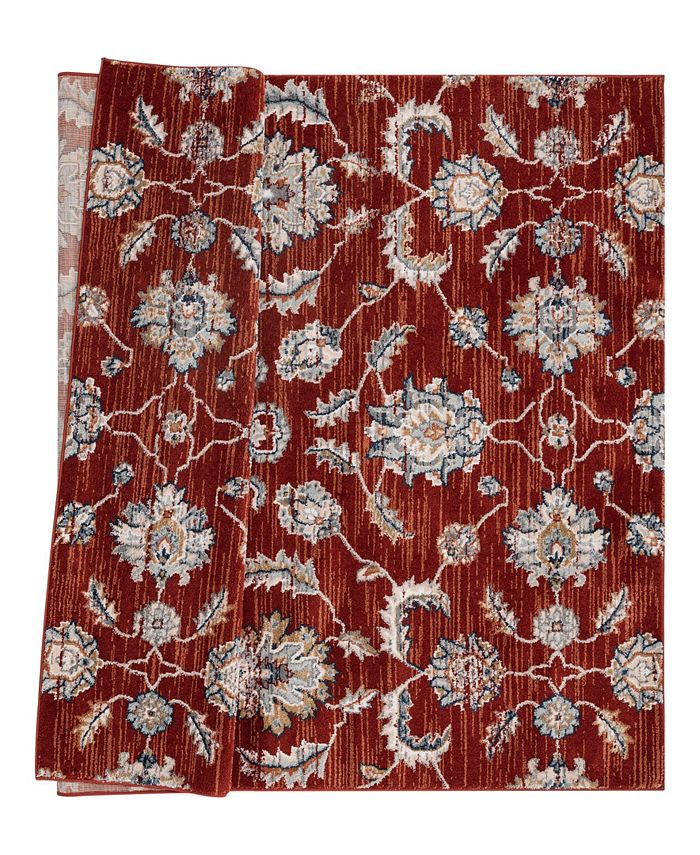 Asbury Looms Century Julius 4500 11238 912 Crimson 7'10" x 10'6" Area ...