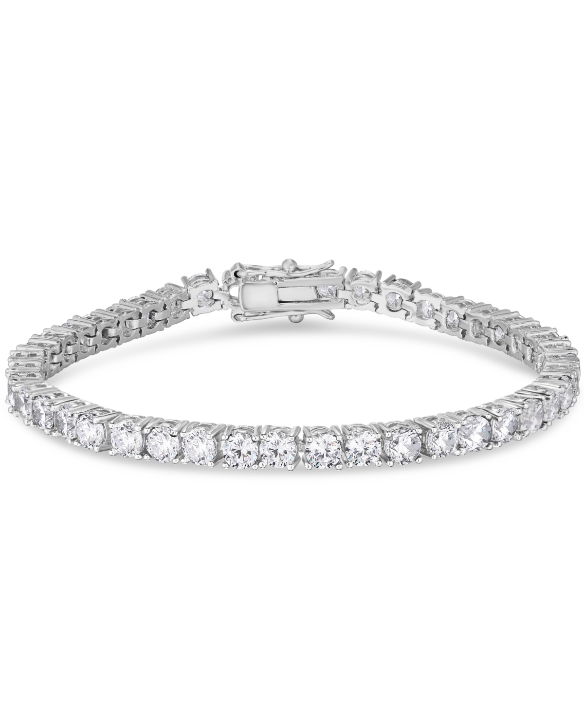 Click here for Simulated Cubic Zirconia Alternating Line Bracelet... prices