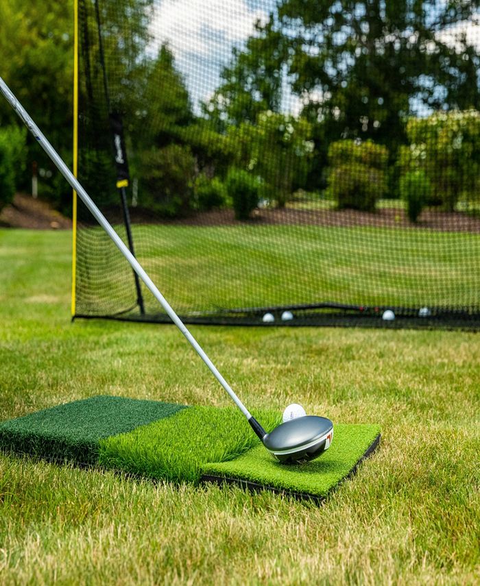 Franklin Sports Golf Practice Mat - All Terrain Tri - Surface Golf Mat ...