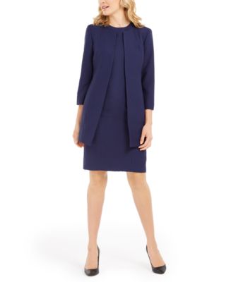 Le Suit Textured Dress Suit - Macy's