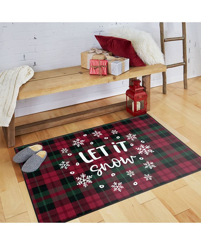 Mohawk Let It Snow Accent Rug, 24" x 40" - Macy's