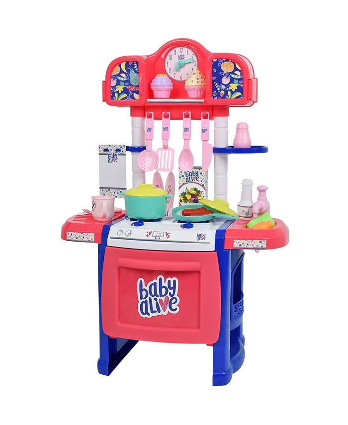 Redbox Baby Alive Pretend Play Baby Doll Kitchen Set with Cooking ...
