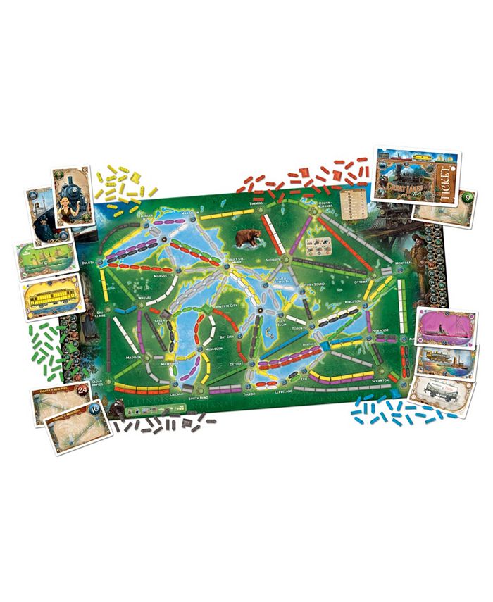 MasterPieces Puzzles Asmodee Editions Ticket To Ride Rails and Sails ...