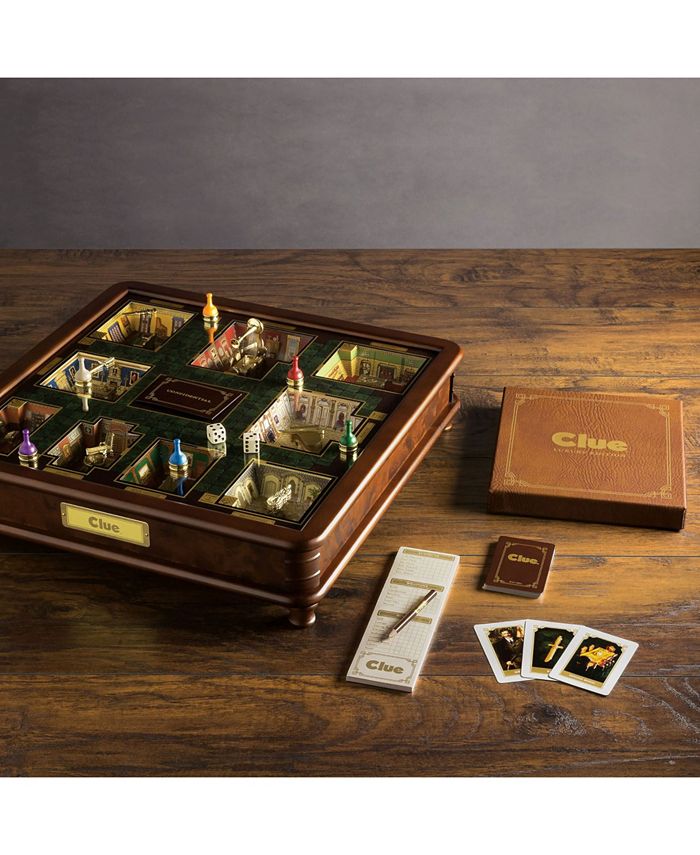MasterPieces Puzzles Winning Solutions Clue Luxury Edition Board Game ...