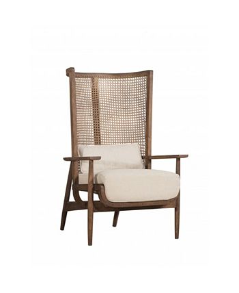Union Home Accent Chair with Handwoven Cane - Macy's