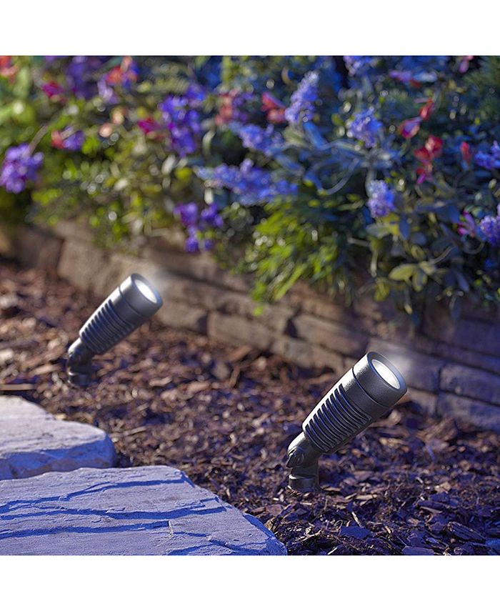 Moonrays Low Voltage 1 Watt Outdoor LED Adjustable Landscape Spot Light ...