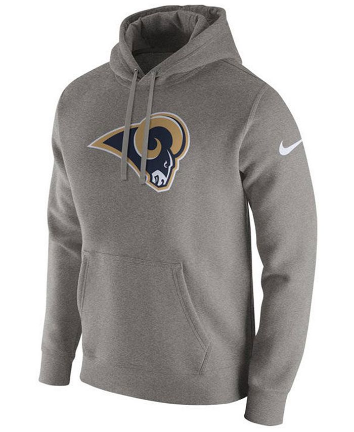Nike Men's Los Angeles Rams Fleece Club Hoodie - Macy's