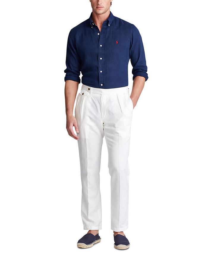 Polo Ralph Lauren Men's Classic Fit Linen Shirt - Macy's