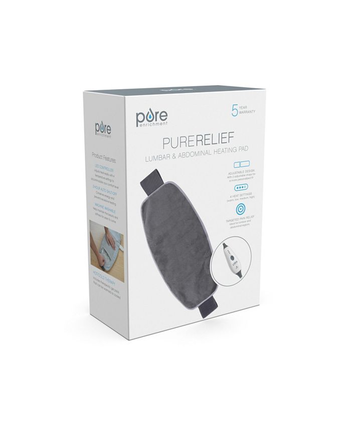Pure Enrichment PureRelief Lumbar & Abdominal Heating Pad - Macy's