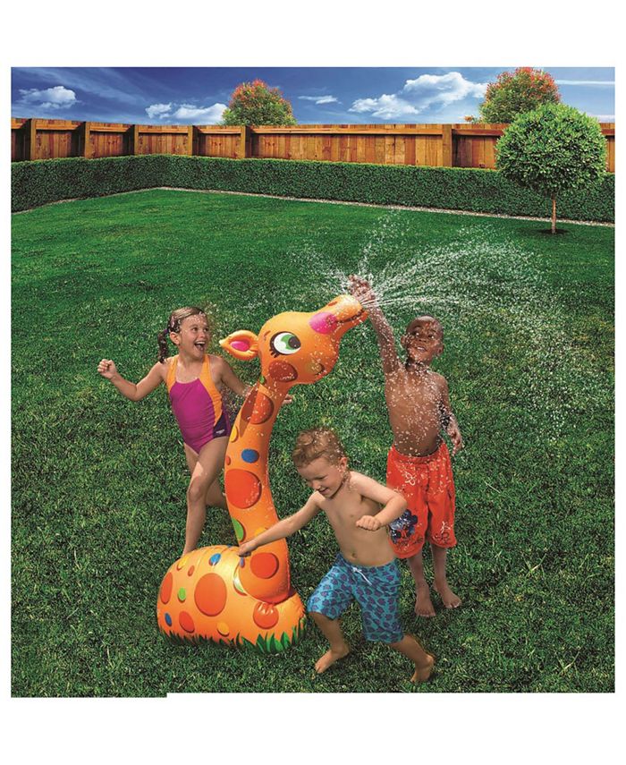 First and Main Banzai Silly Sprinkling Giraffe Sprinkler Outdoor Toy ...