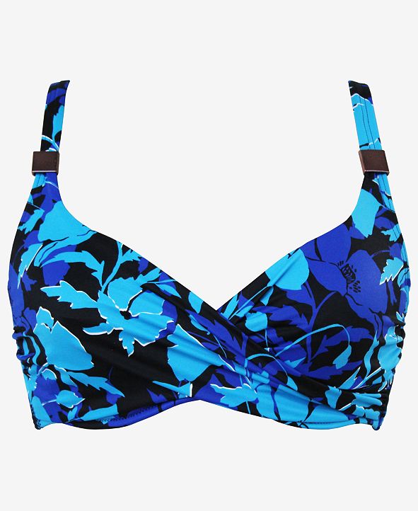 Miraclesuit Petal Play Surplice D-Cup Bra Top & Reviews - Swimwear ...